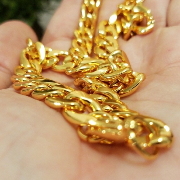 Accessories | 19 Inch 18k Gold Plated Necklace | Poshmark